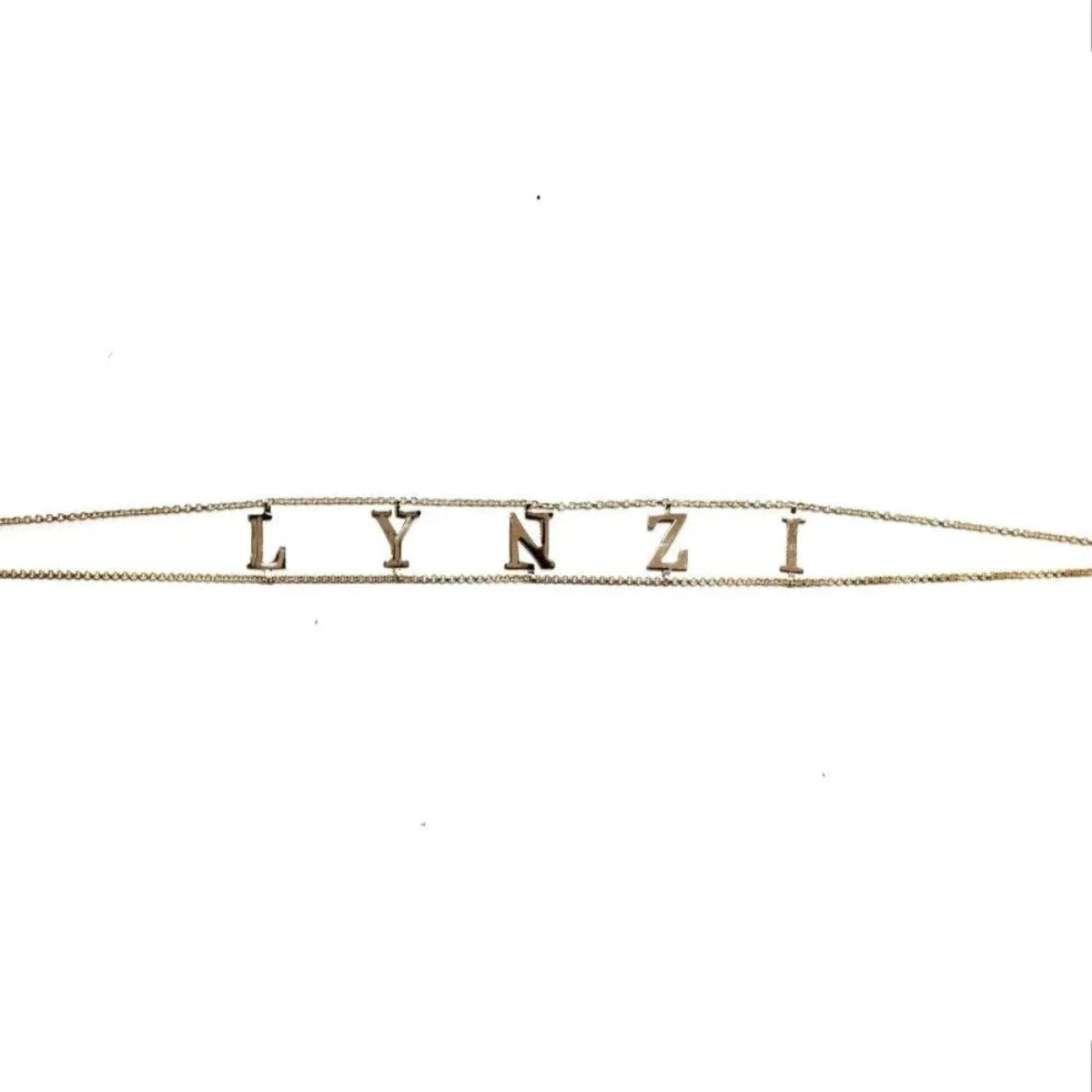 Block Letter Nameplate Necklace - The M Jewelers – The M Jewelers Tokyo