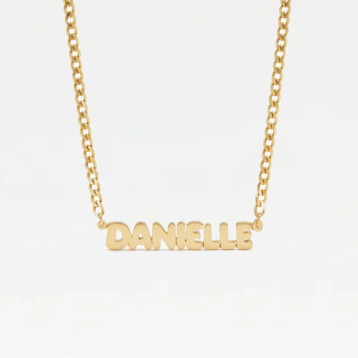 Block Letter Nameplate Necklace - The M Jewelers – The M Jewelers Tokyo