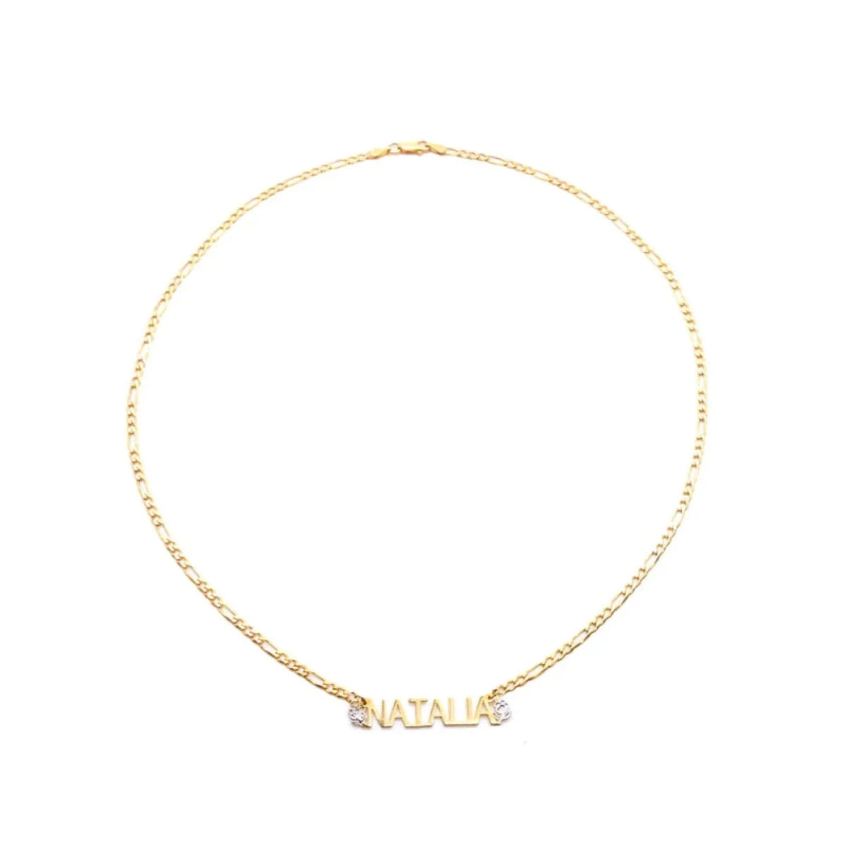 Block Letter Nameplate Necklace - The M Jewelers – The M Jewelers Tokyo