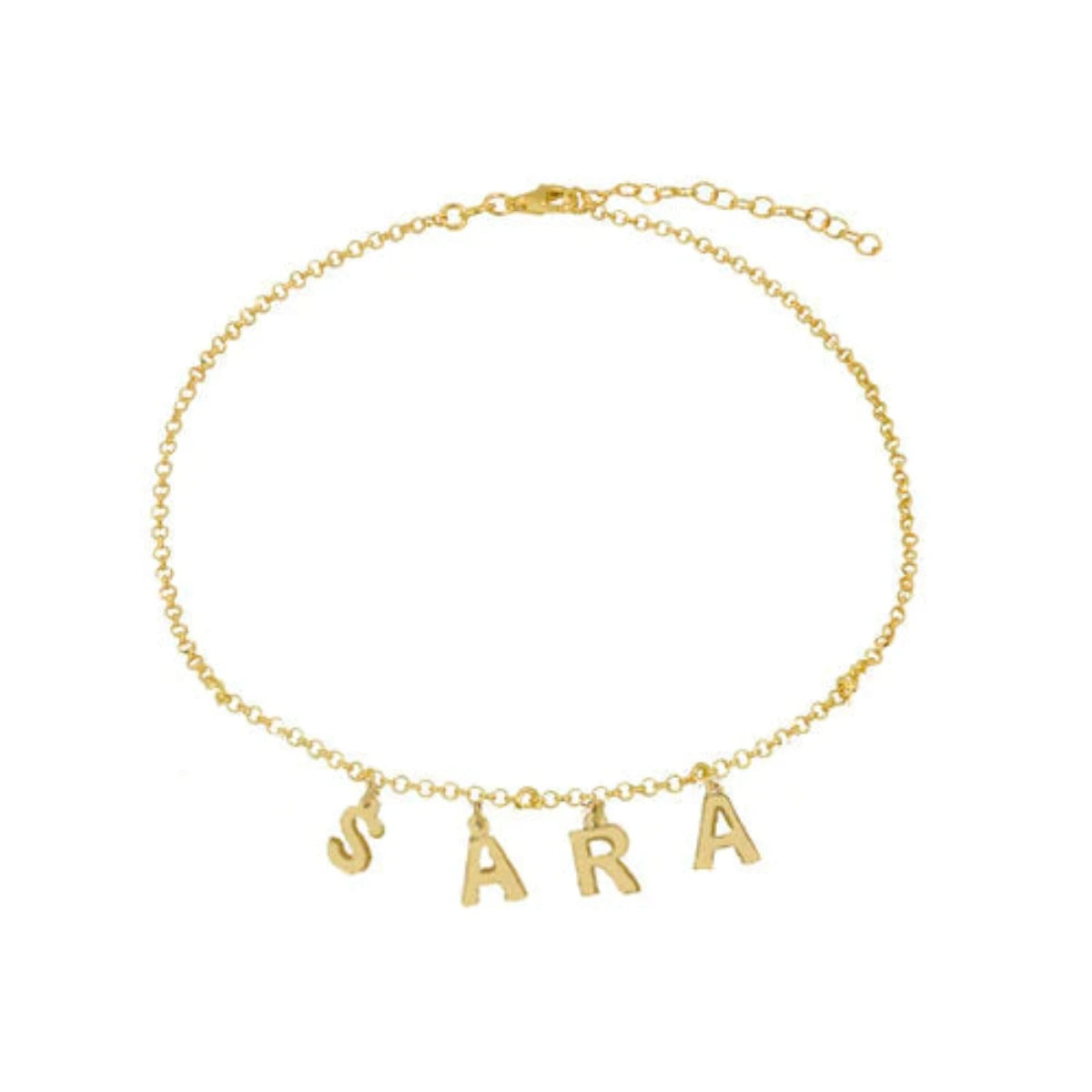 Block Letter Nameplate Necklace - The M Jewelers – The M Jewelers Tokyo